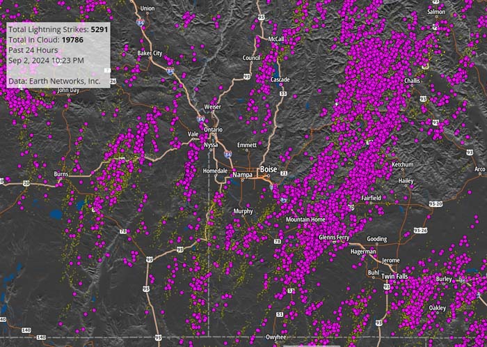 Heat continues, lightning sparks new fires | Baker City Herald