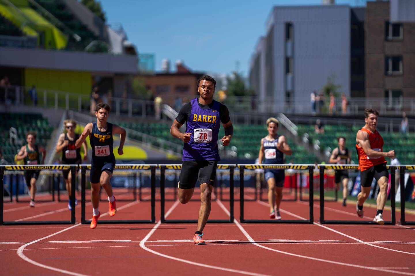 BAKER TRACK AND FIELD: Rasean Jones wins 5th state title in hurdles ...